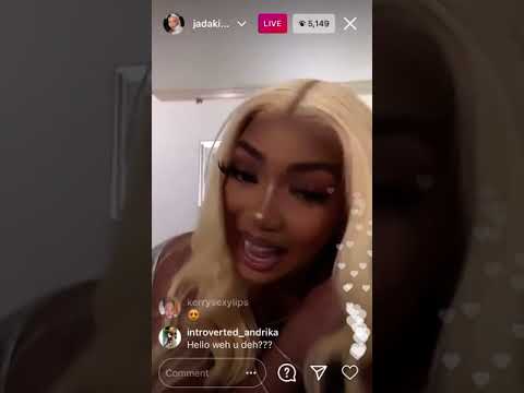 Jada Kingdom Twerking Live To Vybz Kartel music on Instagram