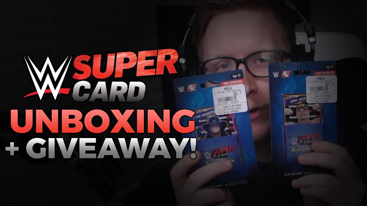 Wwe Supercard Supertokens Unboxing Youtube