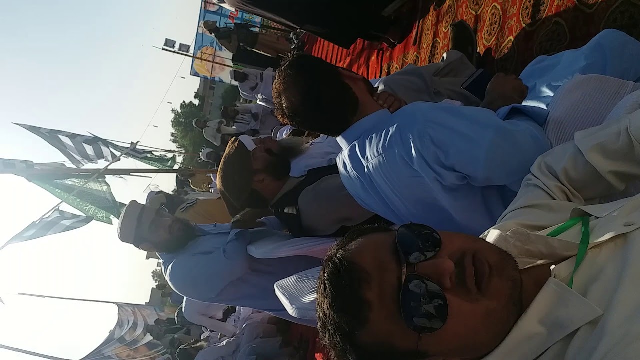 Syed Aziz uddin kaka khel leading MMA Jalsa at Mardan - YouTube