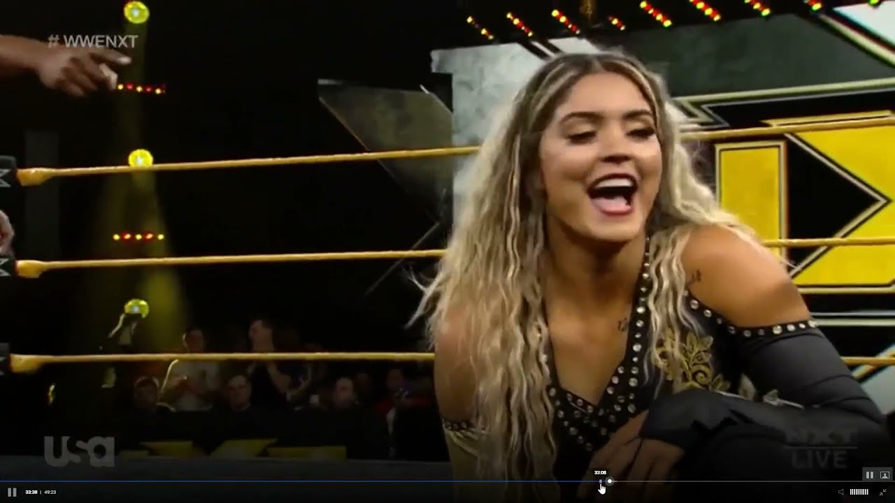 Tay Conti vs Santana Garrett, WWE Nxt - YouTube