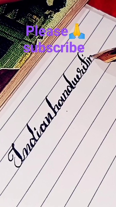 Indian Handwriting tutorial amazing tranding shorts - YouTube