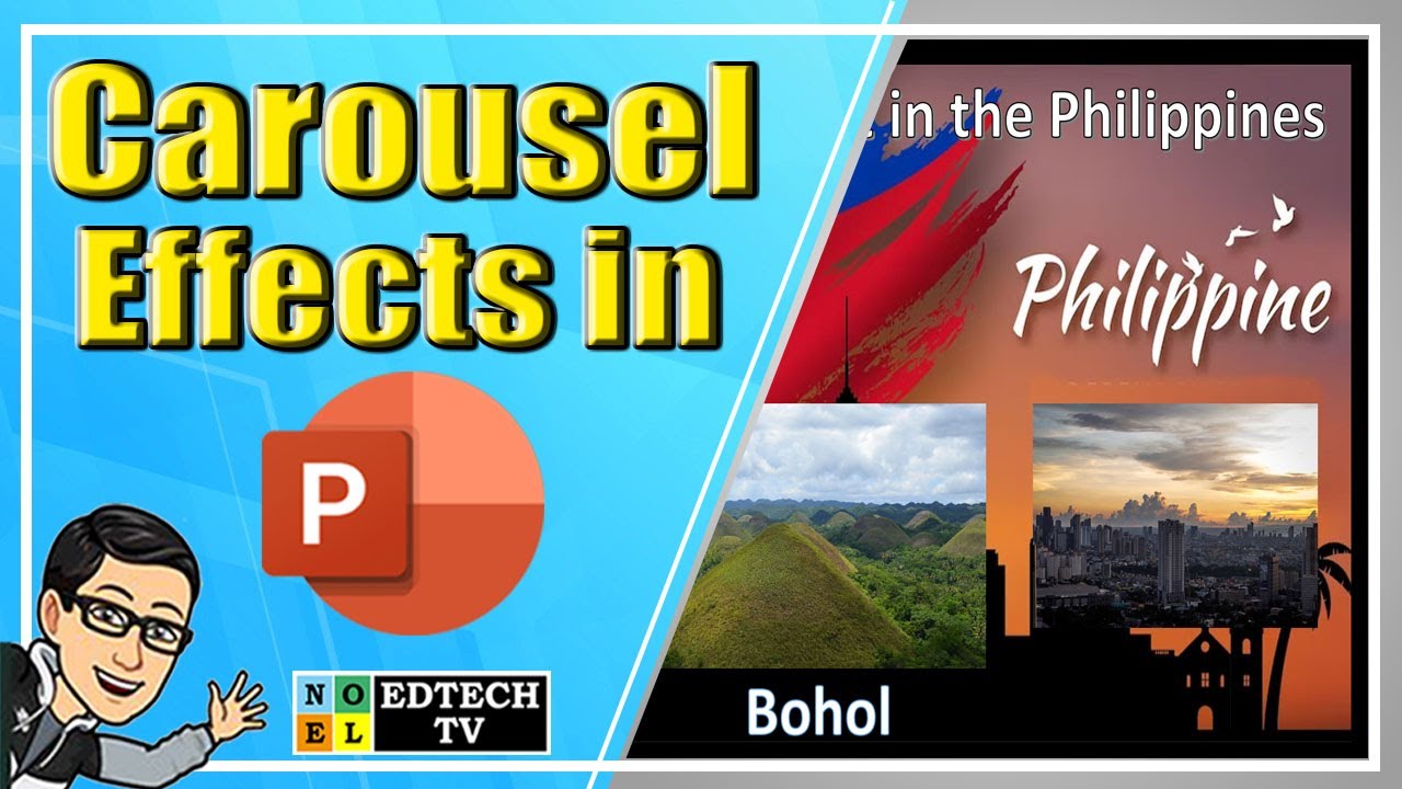 HOW TO CREATE CAROUSEL EFFECTS IN POWERPOINT - YouTube