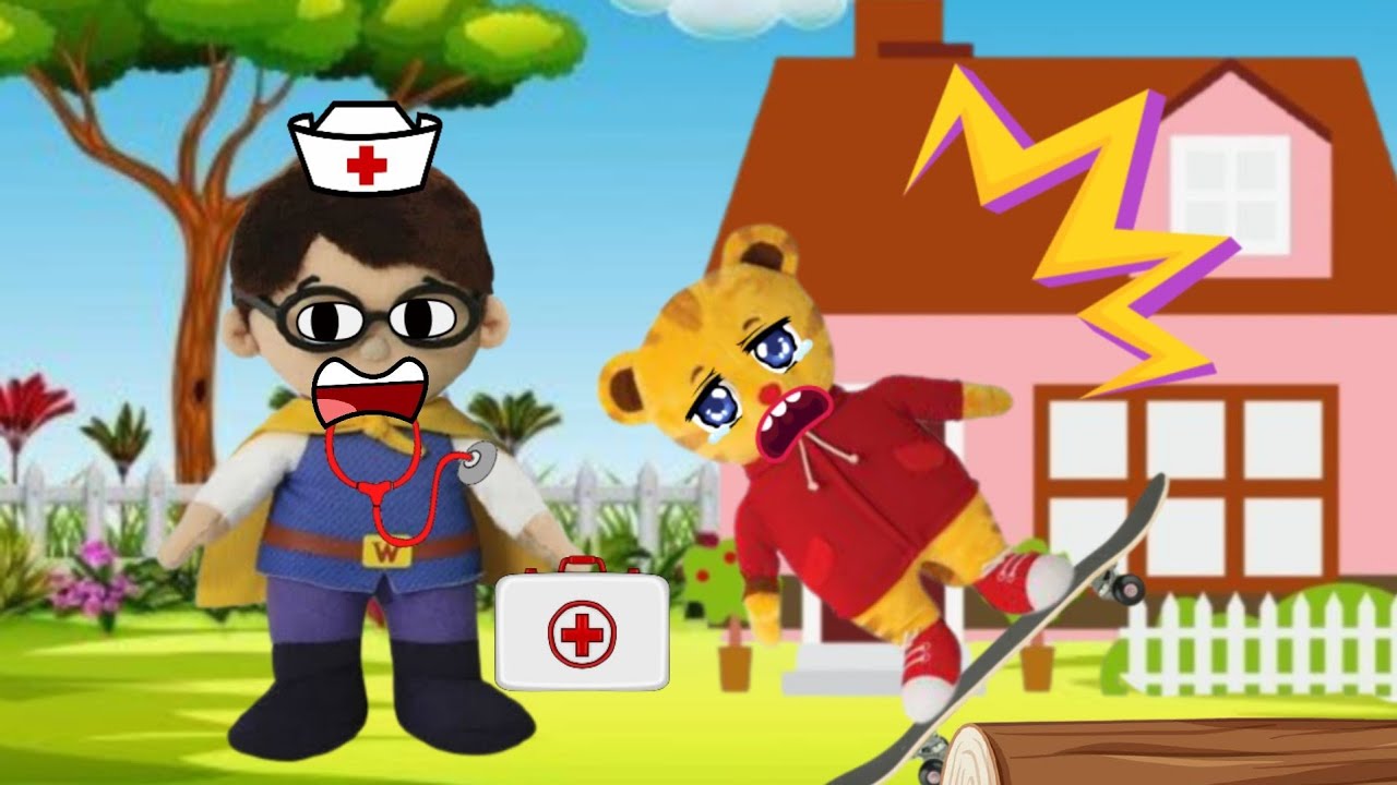 DANIEL TIGRE em Boo Boo Song (Hush Little Baby)| More Nursery Rhymes ...