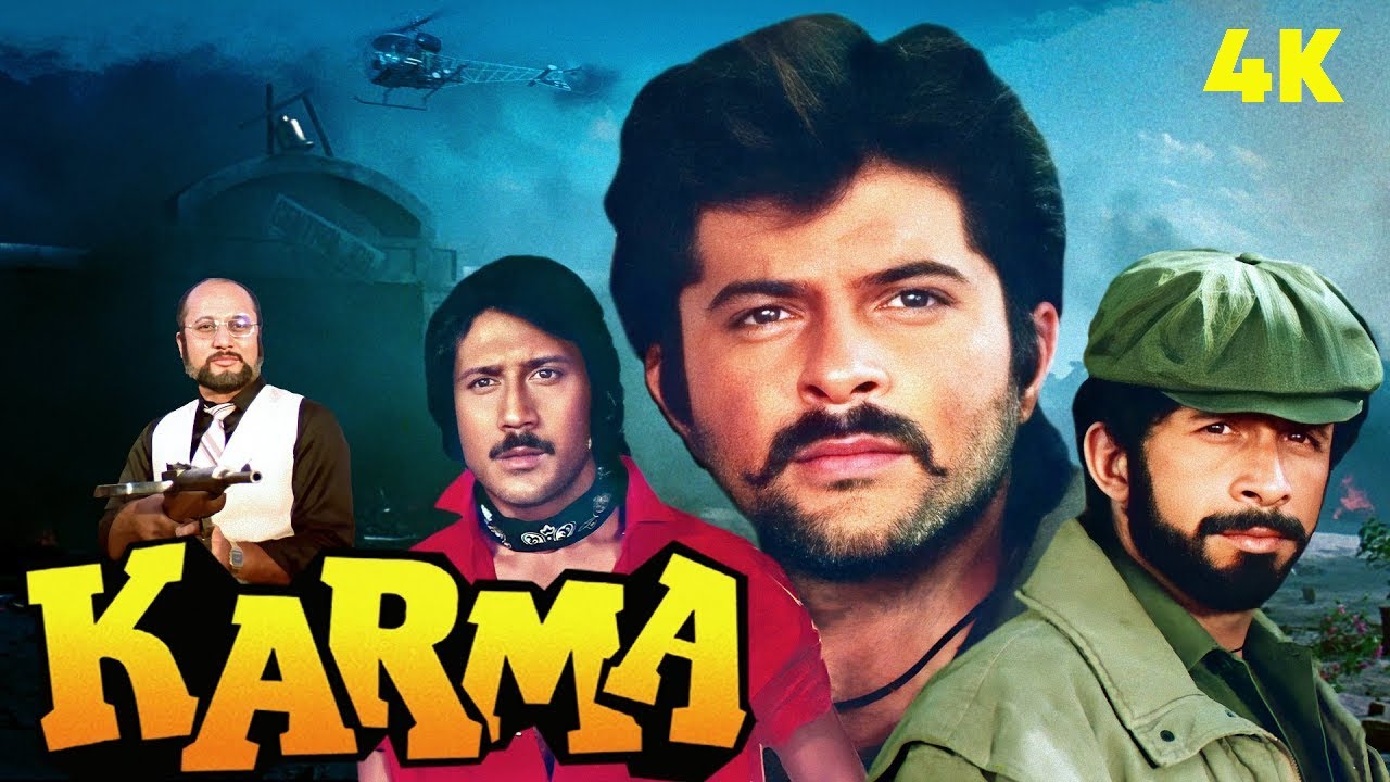 कर्मा (1986) | Karma Full Movie 4K | Dilip Kumar, Anil Kapoor Jackie ...