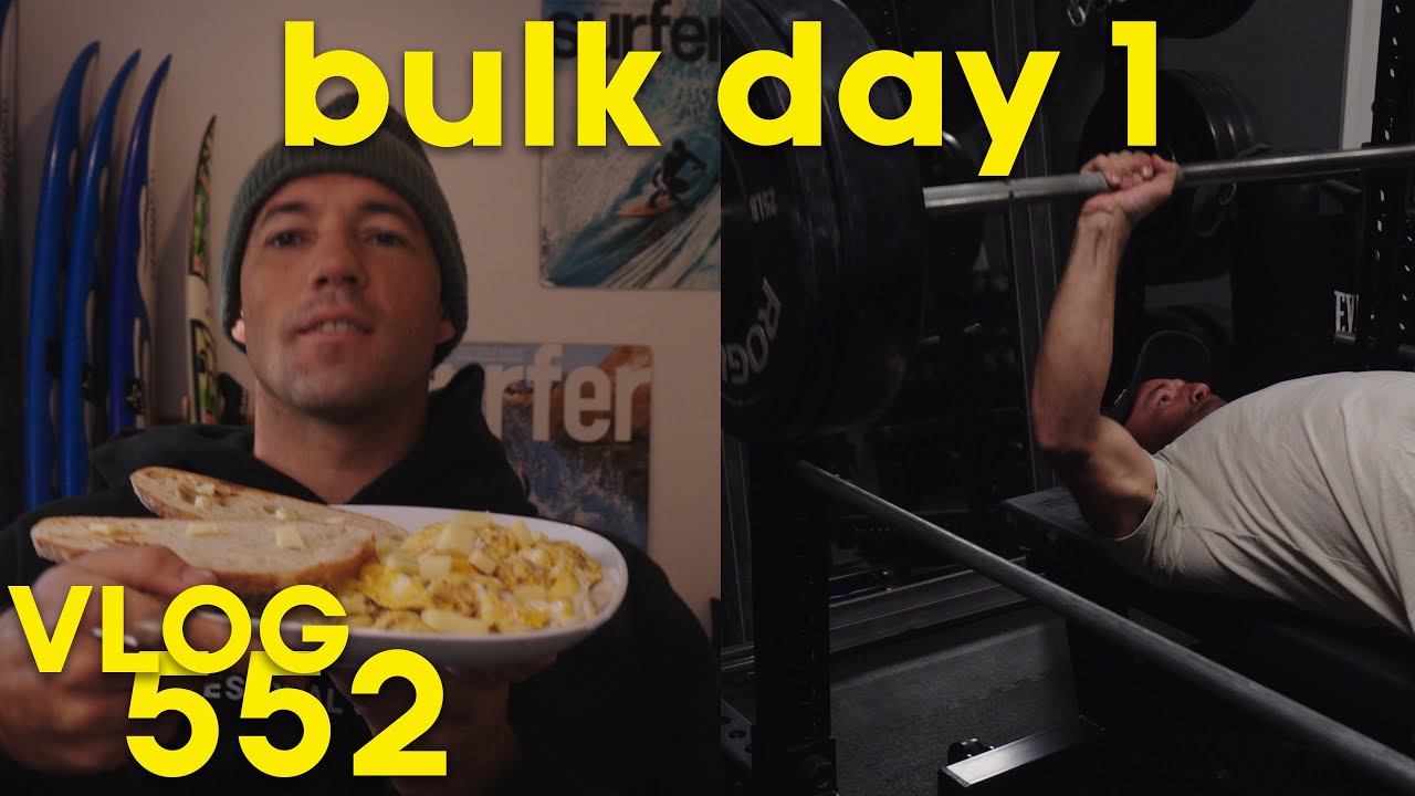The first day of my first bulk - Vlog 553 - YouTube