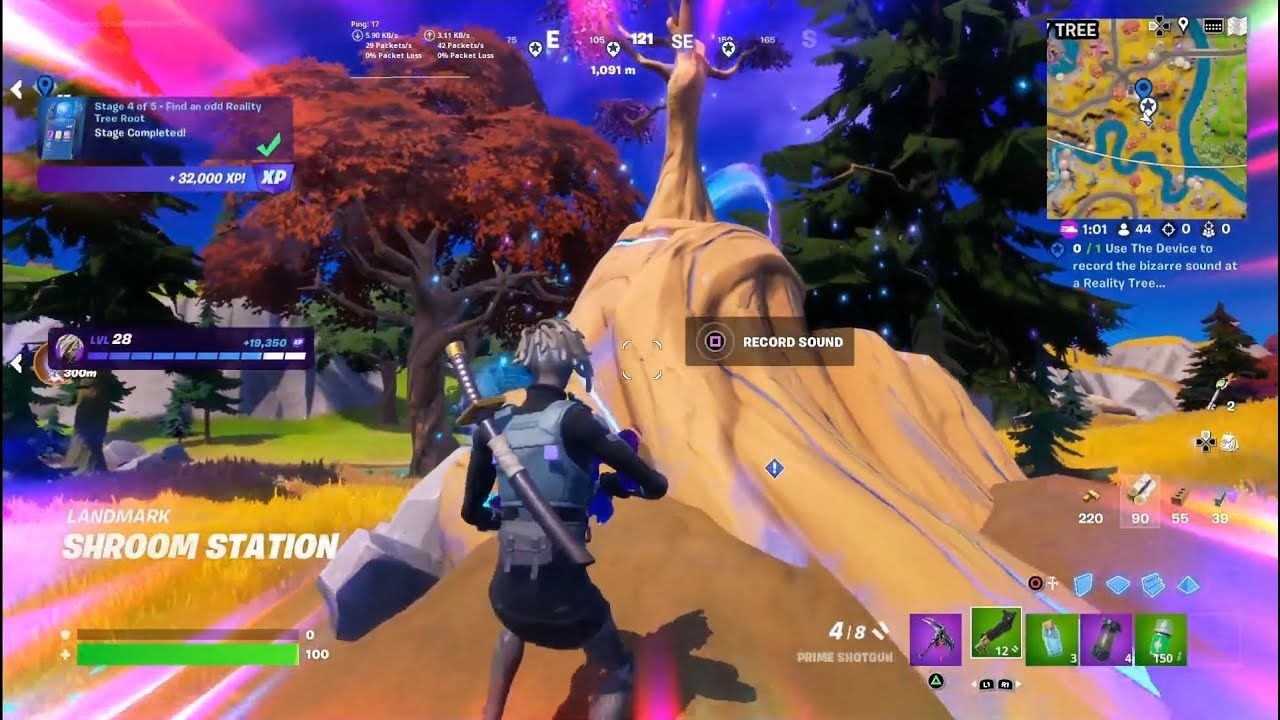 Fortnite - Establish Device Uplink & Find An Odd Reality Tree Root ...