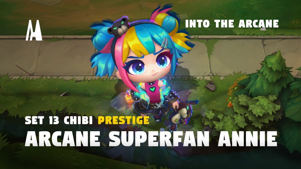 CHIBI PRESTIGE ARCANE SUPERFAN ANNIE | FINISHER, EMOTES, BOOM | TFT SET ...