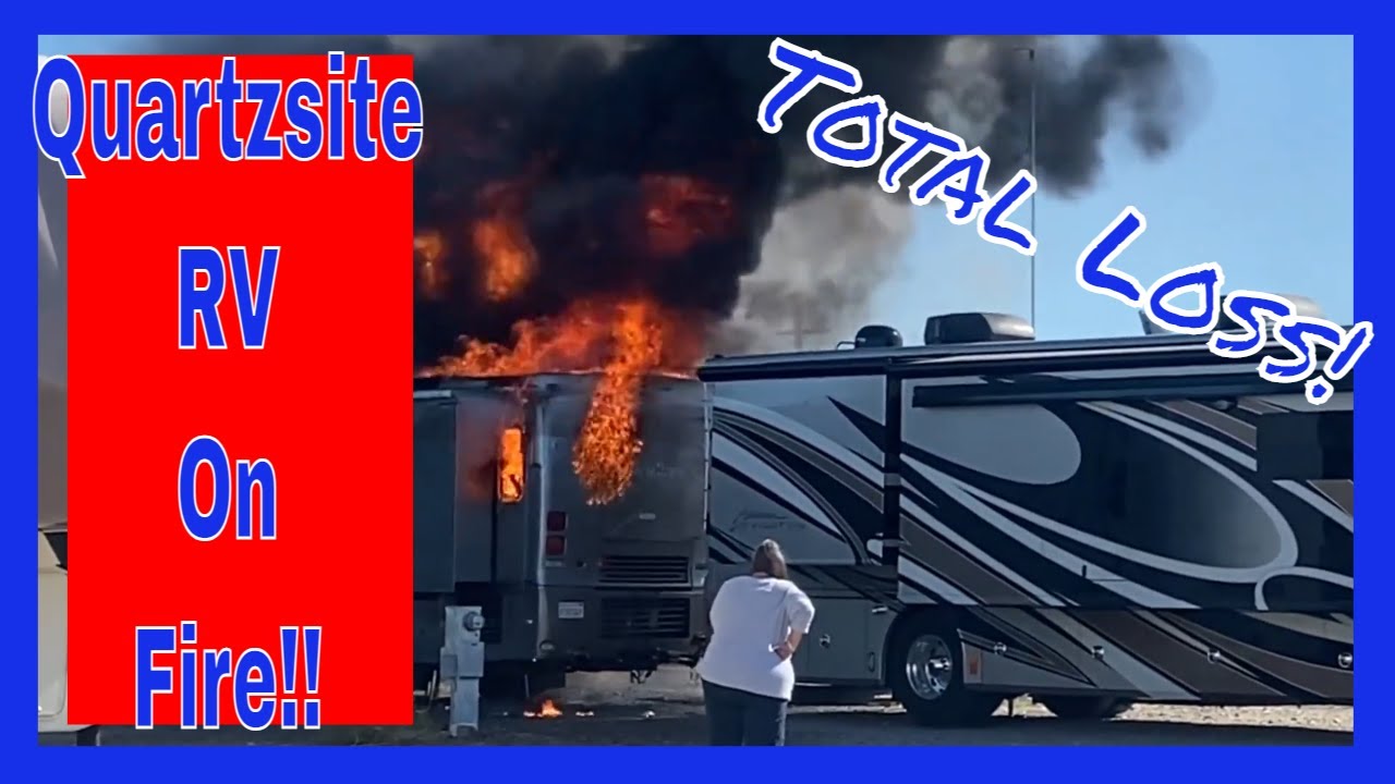 V-219 RV On Fire!!! Total Loss! - YouTube
