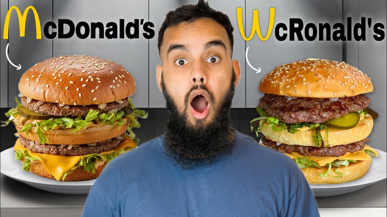 Trying A Fake McDonald's Big Mac - YouTube