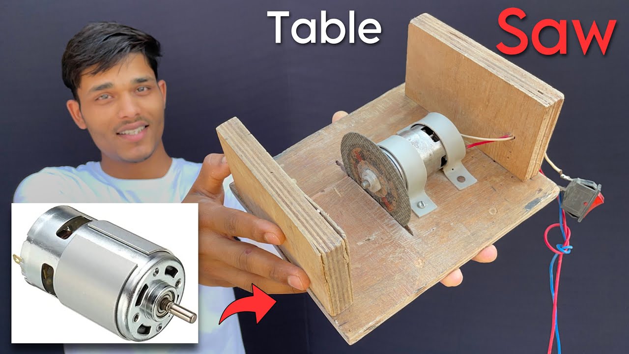 Amazing 775 Motor Projects idea | Homemade Table Saw With 775 DC Motor ...