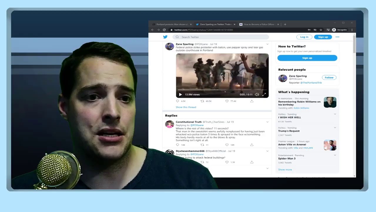 Let's Talk About Portland's SECRET POLICE! - YouTube