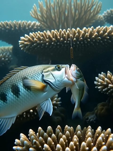 Savage! This Fish Attacks the Fishing Hook - YouTube