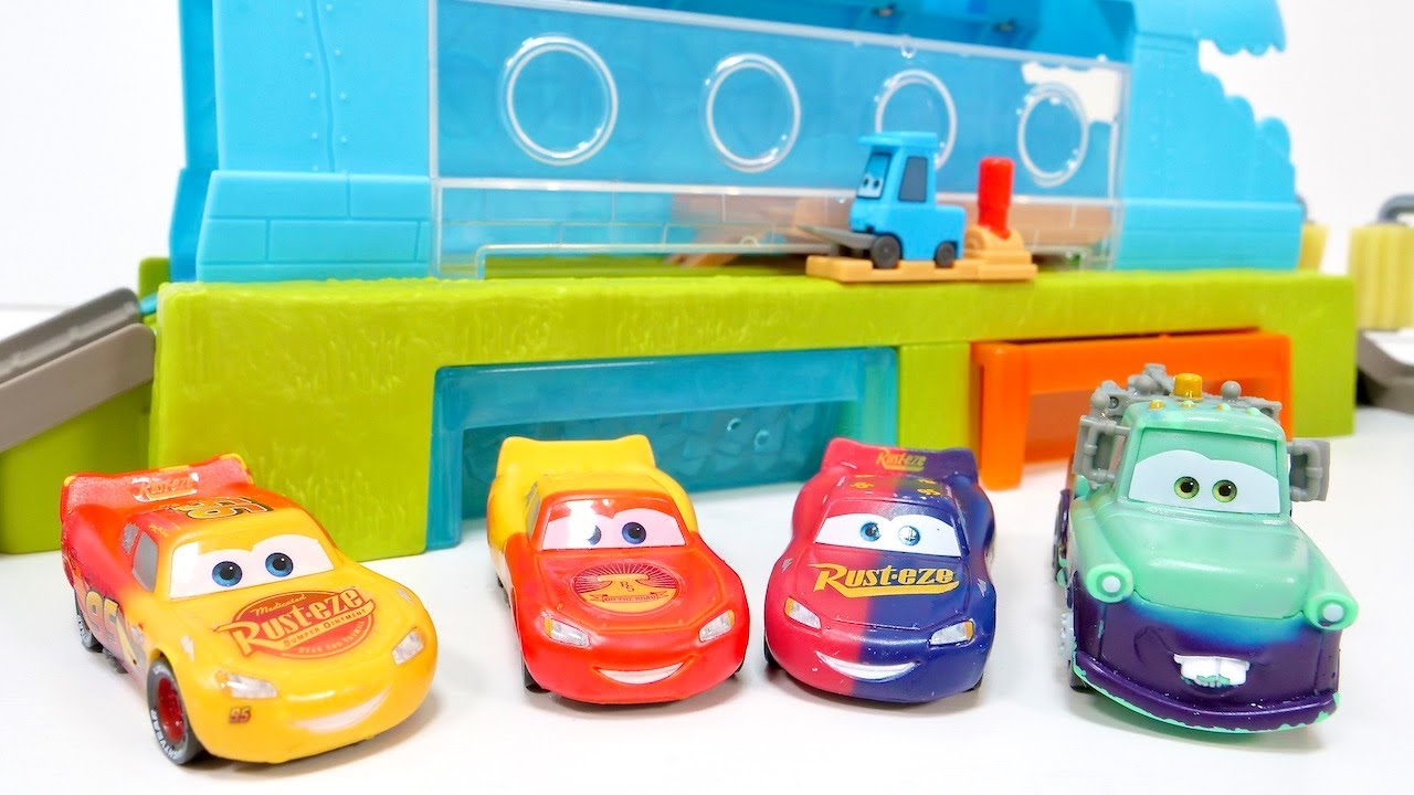 Disney Cars ☆ Have fun changing the colors of Cars and his friends ...