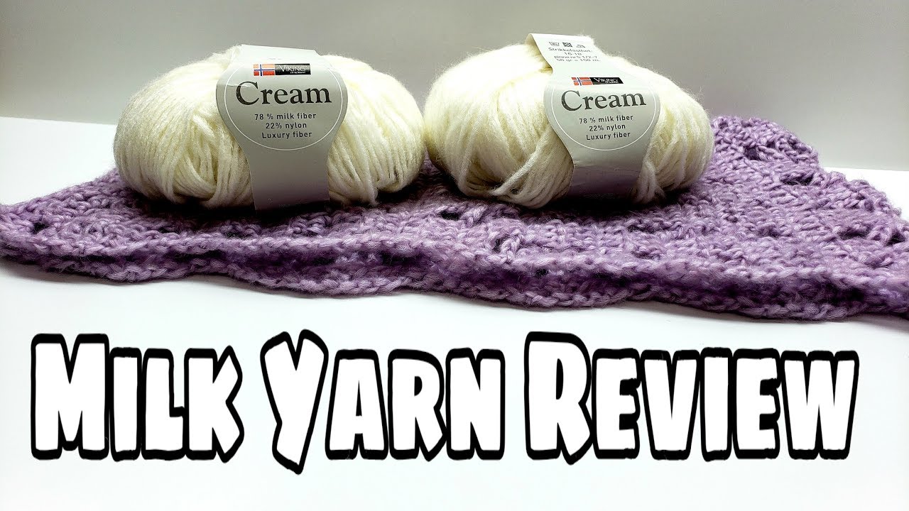 Yarn Review - Viking MILK YARN from Hobbii | Bag O Day Crochet - YouTube