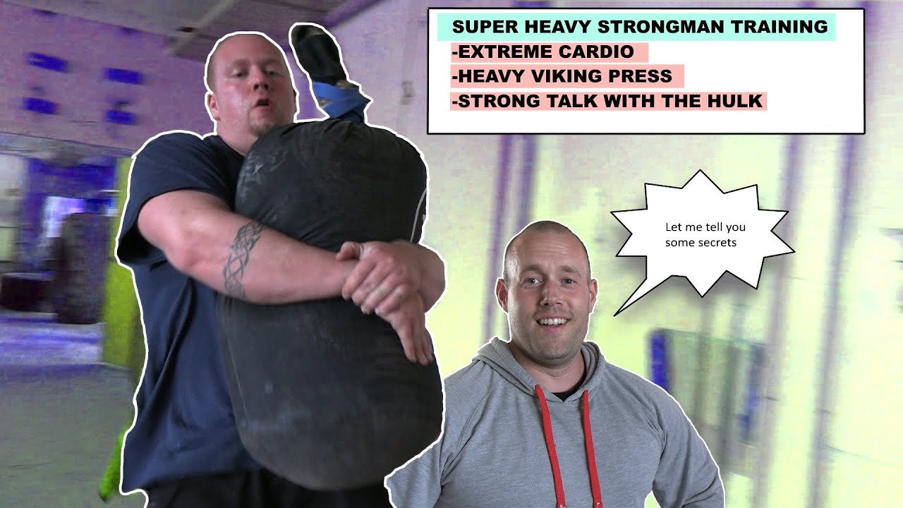 HEAVY STRONGMAN TRAINING WITH STRONGMANKNUT AND HULK - EXTREME CARDIO ...