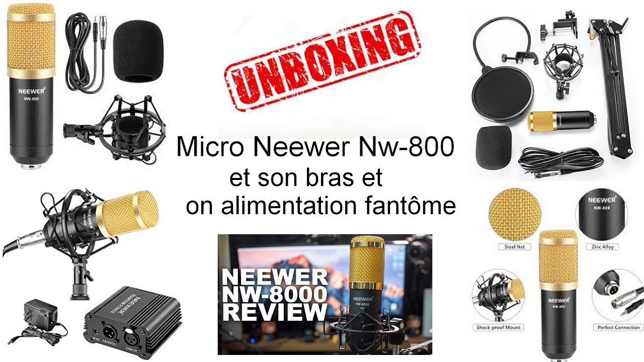 Micro NEEWER NW-800 [The badboy geek] - YouTube