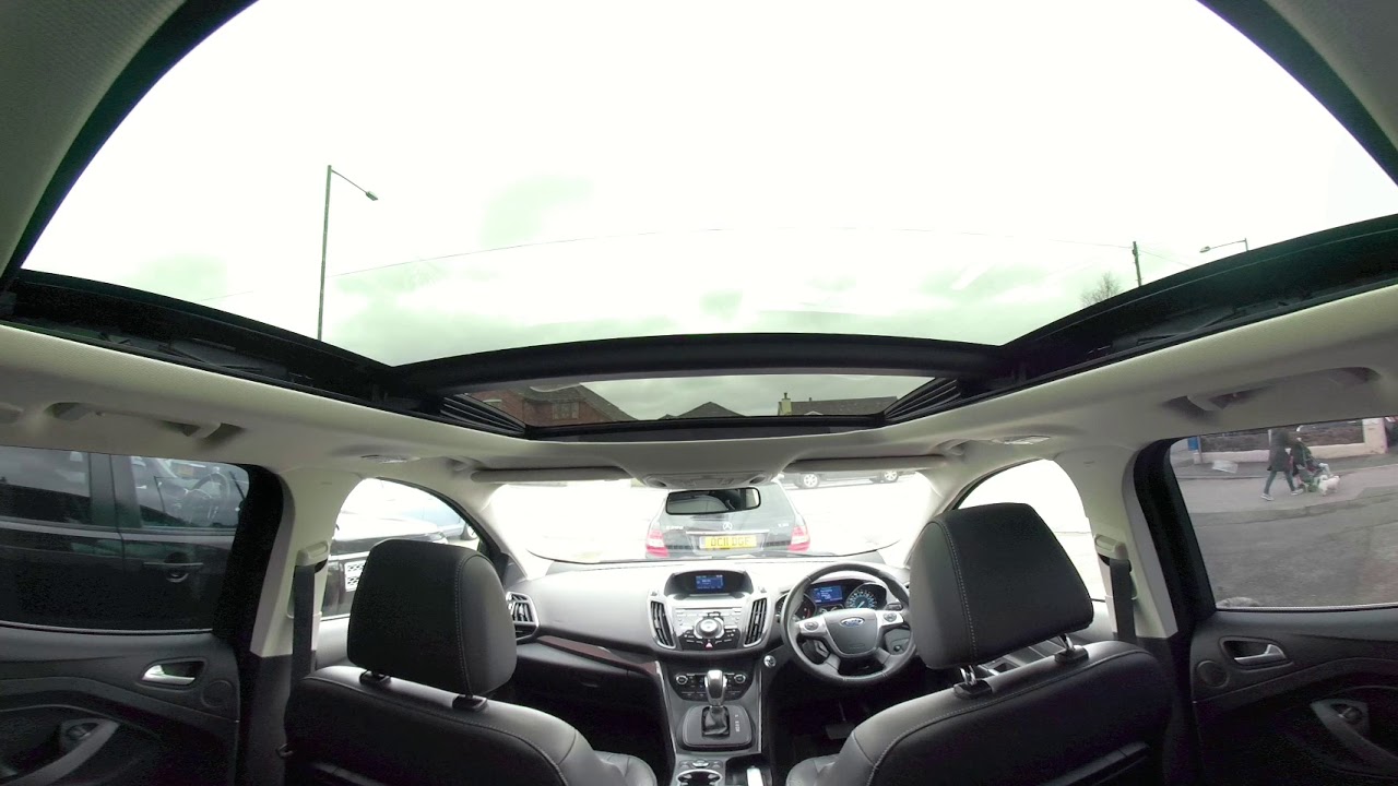 360° All Round Interior Rear Seat View of a Ford Kuga 2 0 TDCi Titanium ...