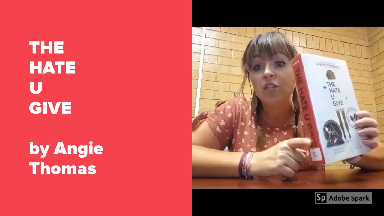 Book Review: The Hate U Give by Angie Thomas - YouTube