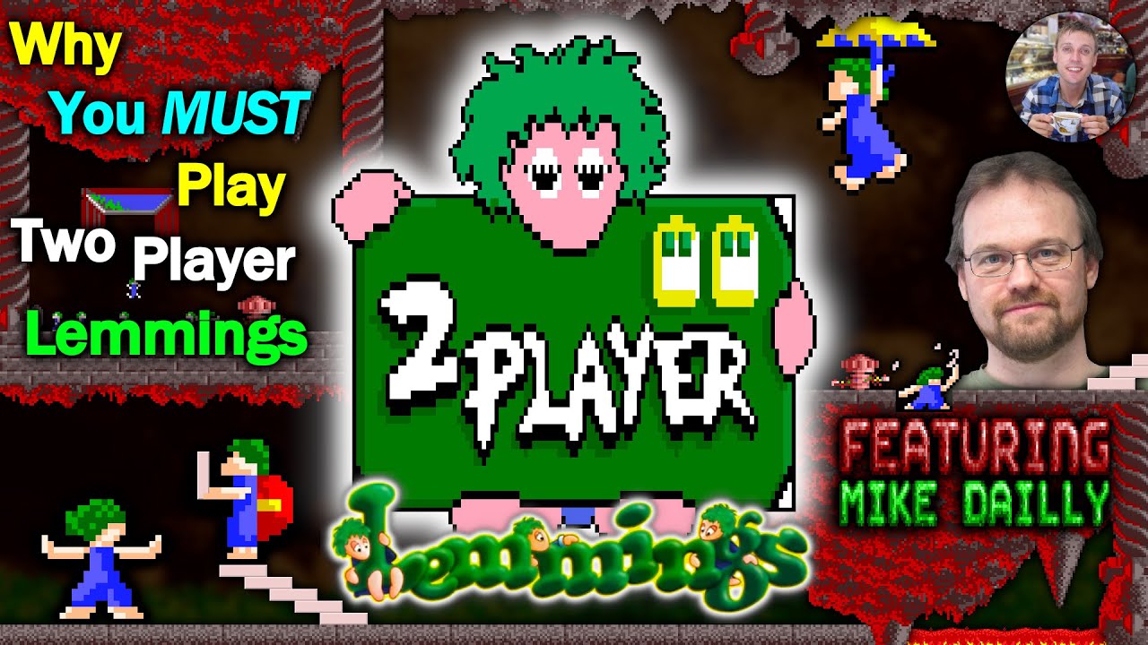 You *MUST* Try Two Player Lemmings! (Featuring Mike Dailly) - YouTube