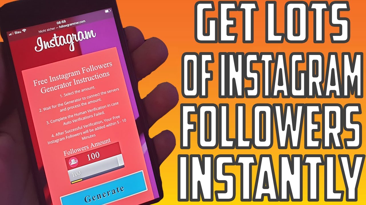 GET FREE Instagram Followers 🔥 | How to Get Lots of Followers for Free ...
