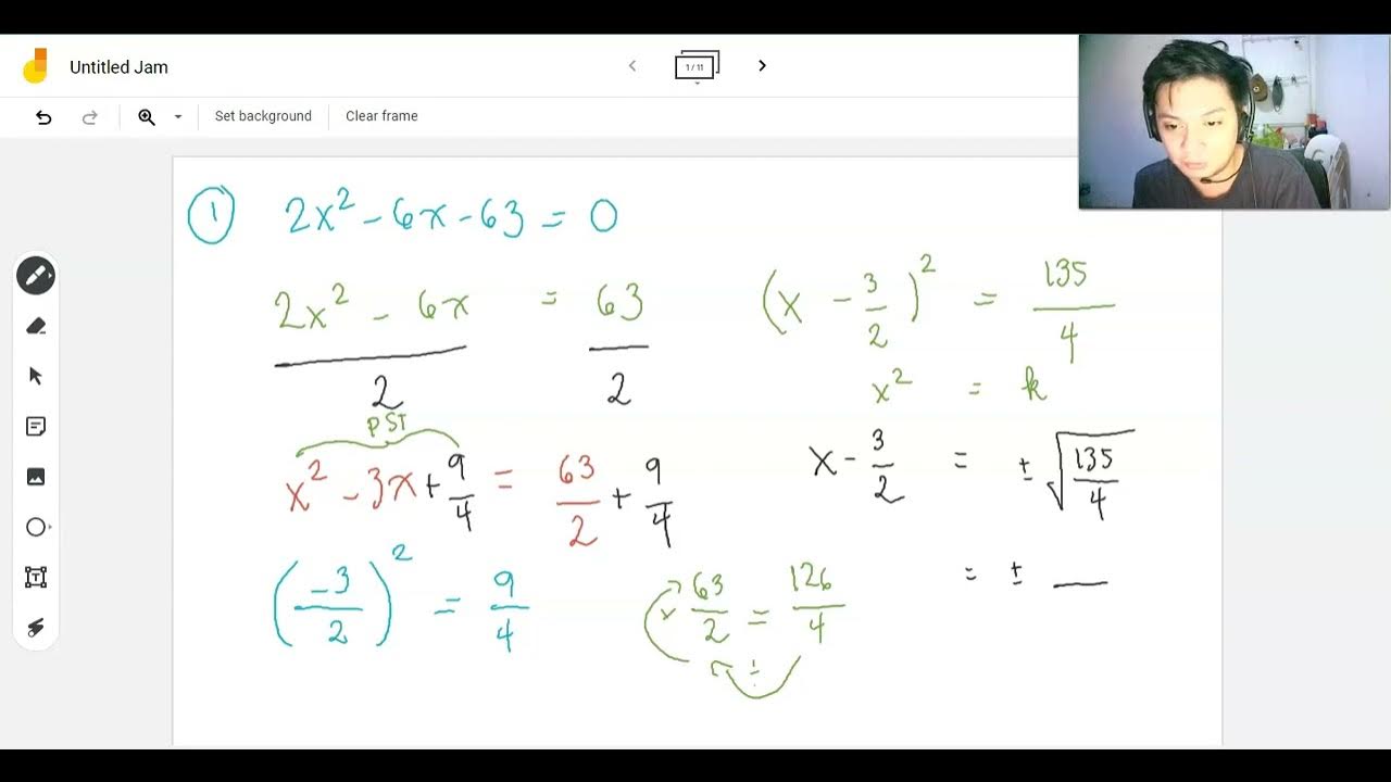 Solving Quadratic Equations by Completing the Square (PART 1) - YouTube