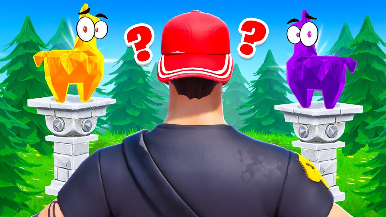 CHOISIS le BON LAMA qui se CACHE sur FORTNITE - YouTube