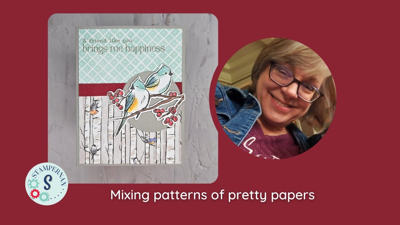 How to mix patterns of pretty papers - YouTube