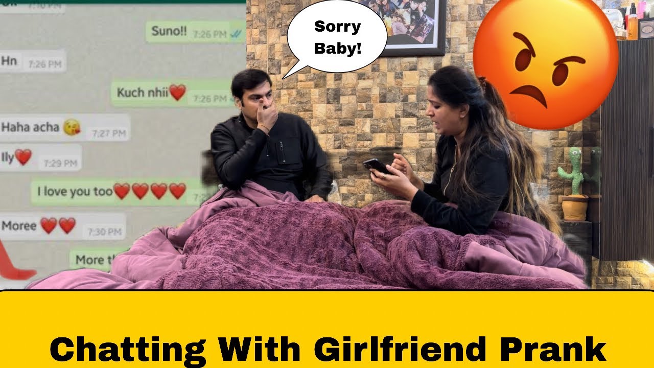 Chatting With Girlfriend Prank || Gone hilarious🤪||#funny #strayvlogger ...