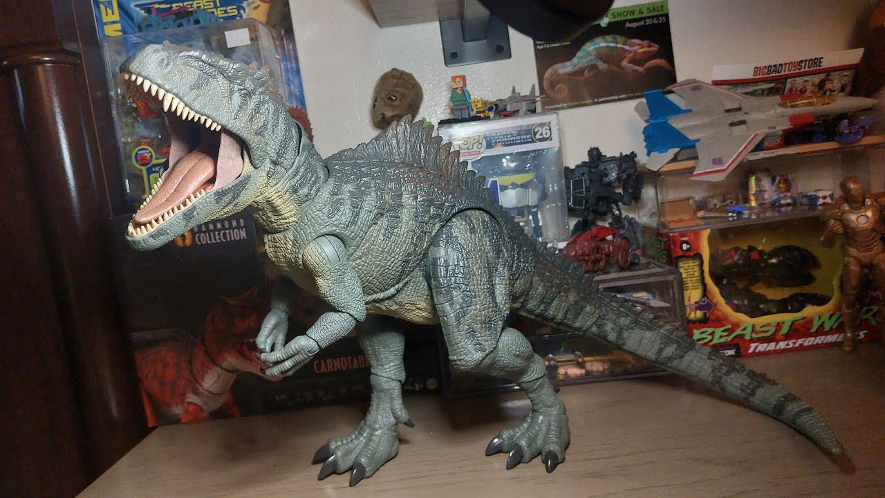 JURASSIC WORLD HAMMOND COLLECTION GIGANOTOSAURUS REVIEW - YouTube