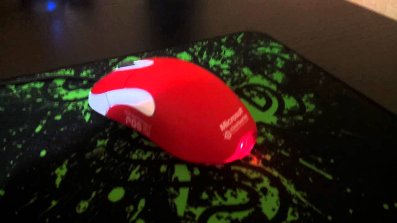 Microsoft intellimouse 1.1 PGS Mod - YouTube
