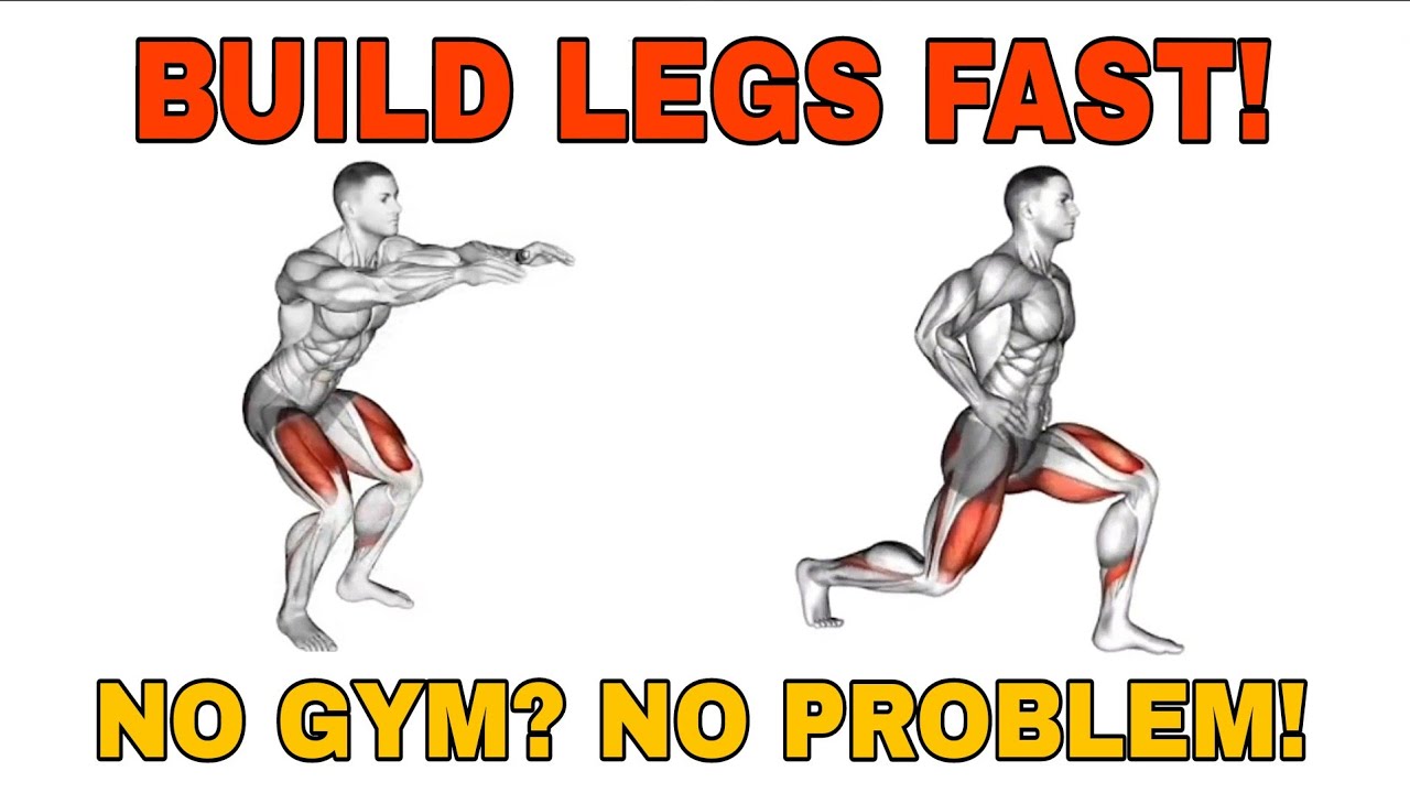 LEG DAY at HOME 🔥 No Gym, No Excuses | Build Strong Legs FAST! - YouTube