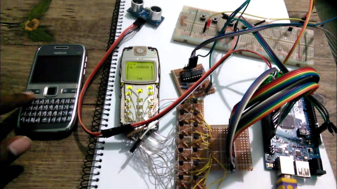 home security by phone and arduino - YouTube