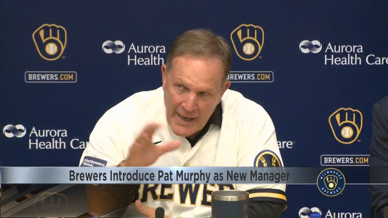 Brewers officially name Pat Murphy as new manager - YouTube