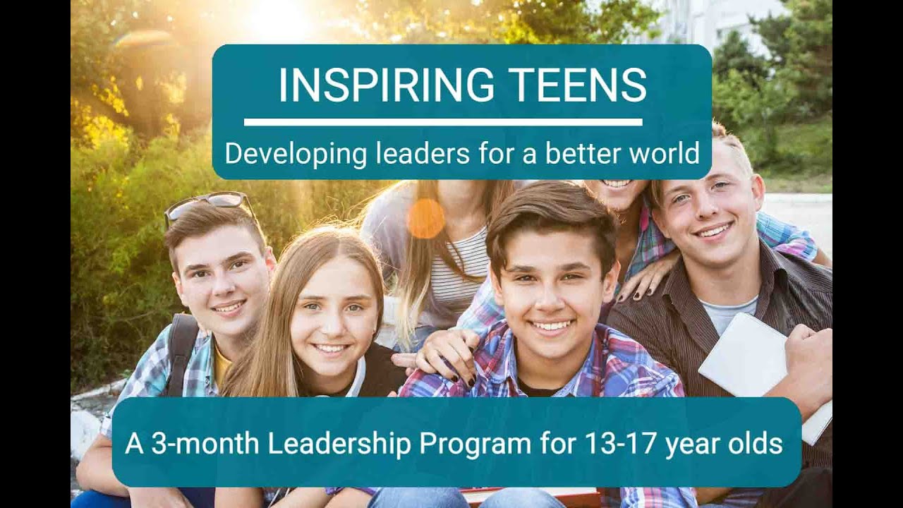 Inspiring Teens Youth Leadership Program - YouTube