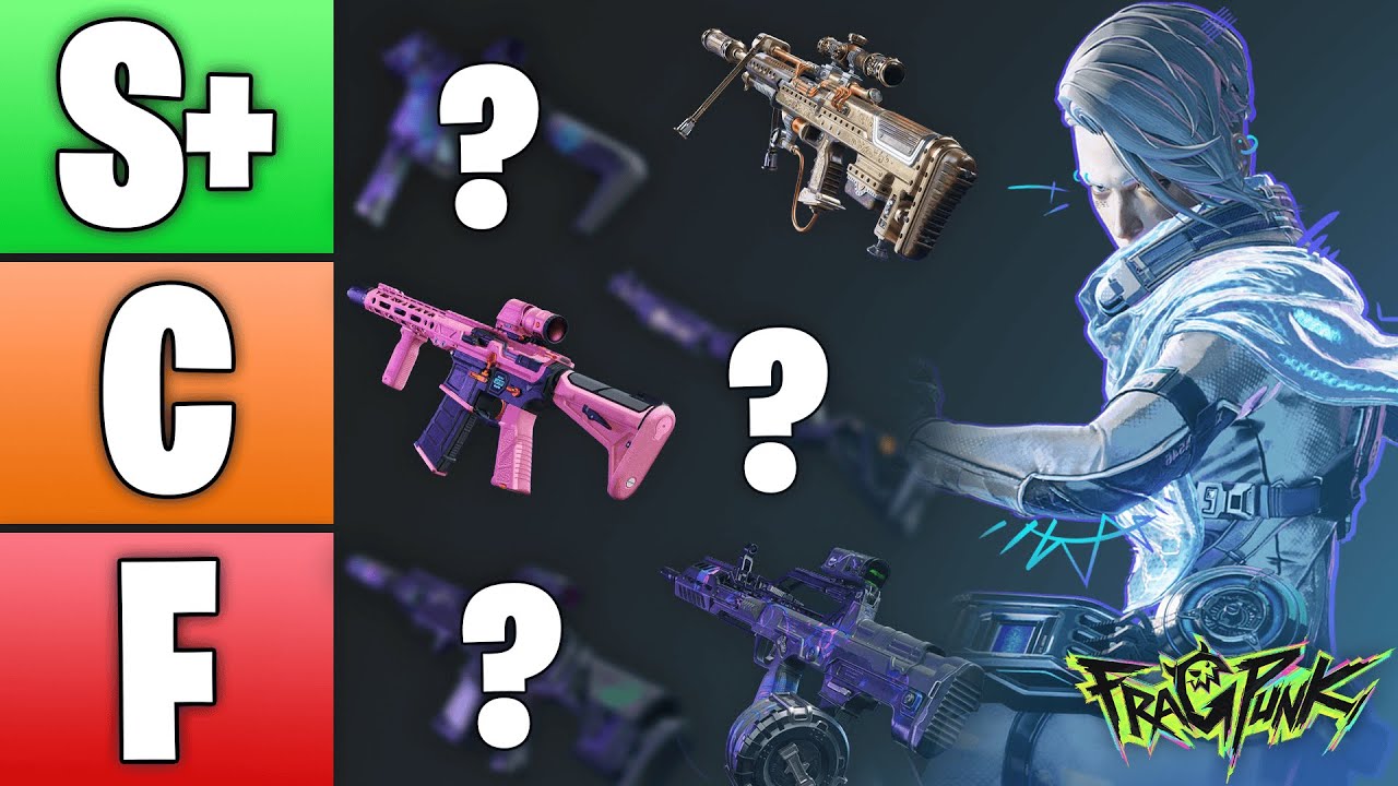 Ranking *ALL* WEAPONS in FragPunk Season 1! (Tier List) - YouTube