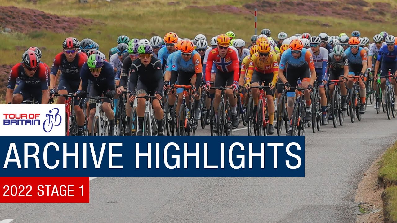 2022 Tour of Britain | Stage one highlights | Aberdeen to Glenshee Ski ...