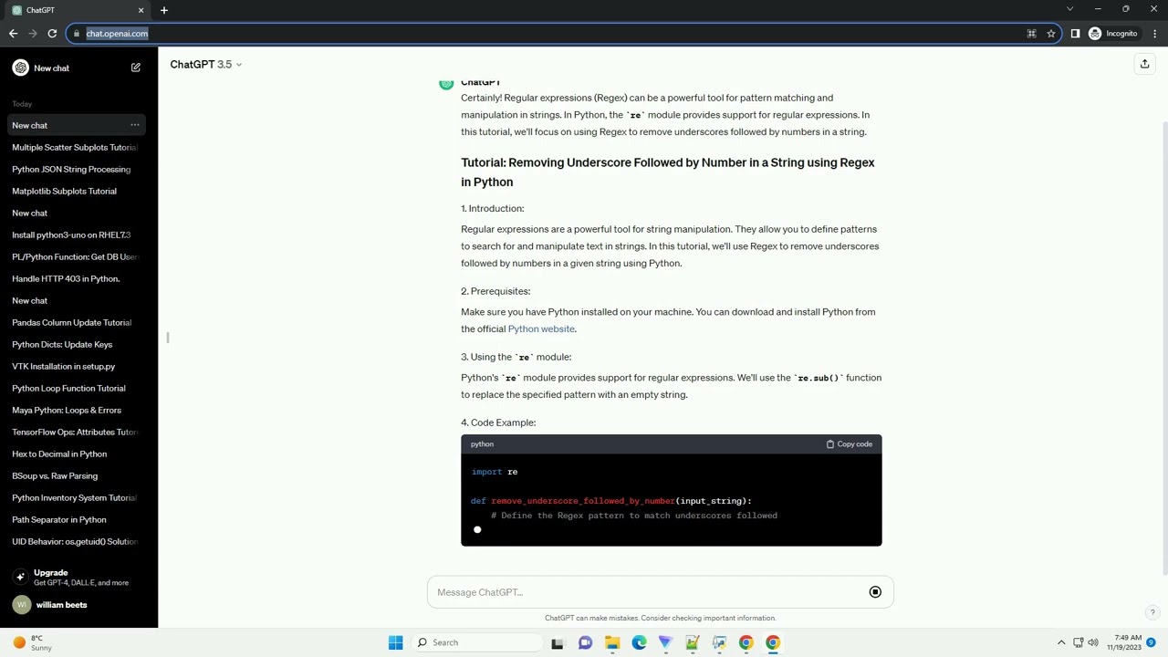 Regex To Remove Underscore Followed By Number In String In Python YouTube Regex To Remove Underscore Followed By Number In String In Python YouTube