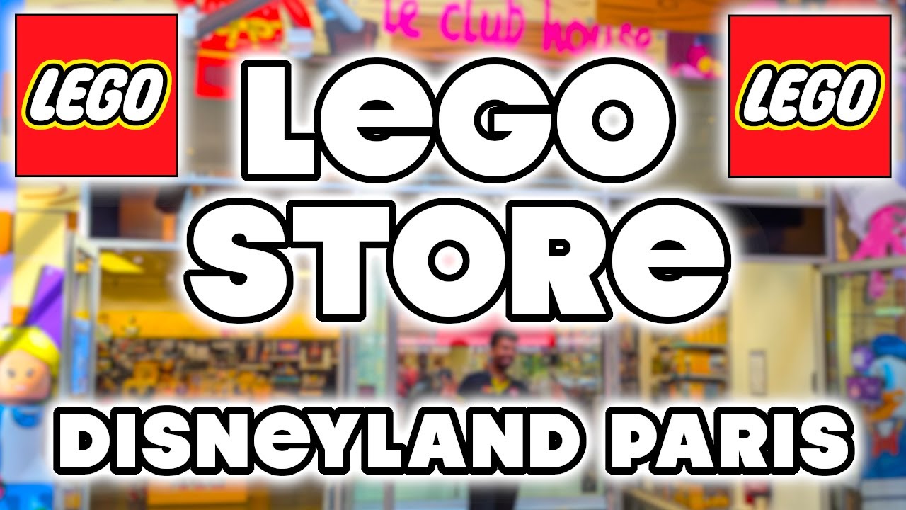 LEGO STORE - DISNEYLAND PARIS - AUGUST 2024 - YouTube