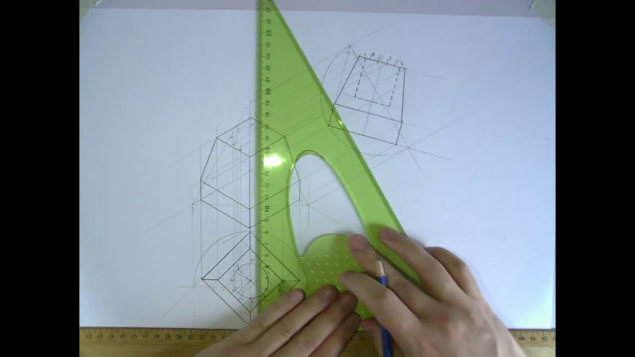 DCG OL 2019 B2 Axonometric Projection - YouTube