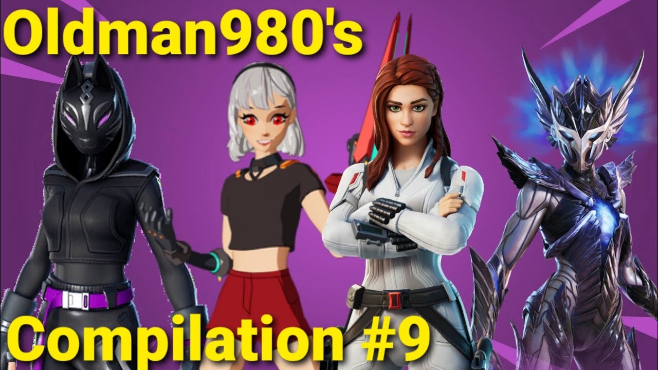Fortnite Chapter 2 Season 7 Invasion 🛸 👽 Compilation 9 Ft Black Widow ...