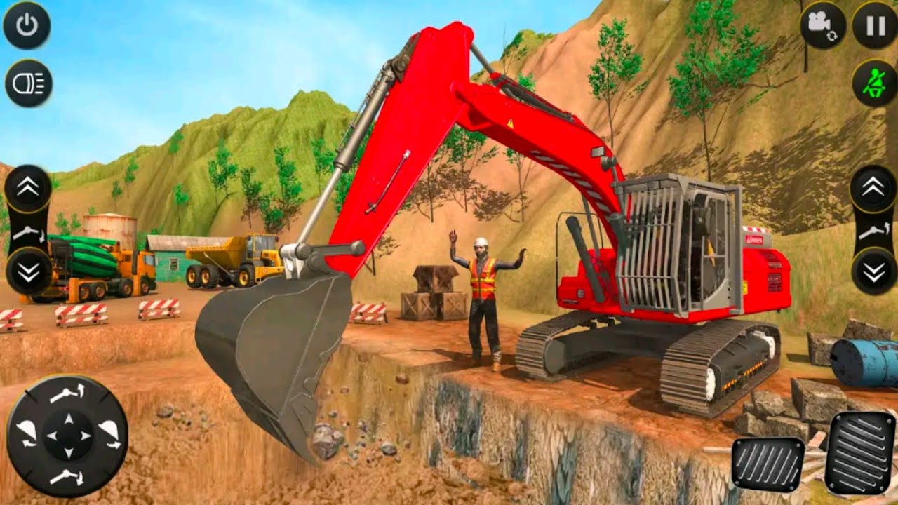Real Construction Simulator 3D - JCB Excavator Driving Game - Android ...