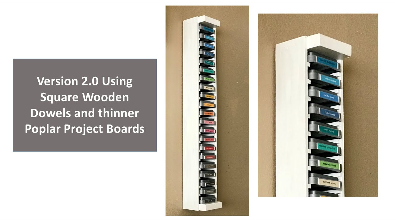 DIY Wooden Craft Ink Storage for Distress and Oxide Ink Pads ...