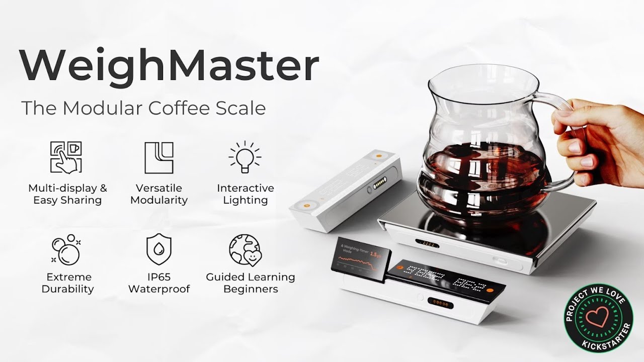 WeighMaster: Multi-Display Modular Coffee Scale - YouTube