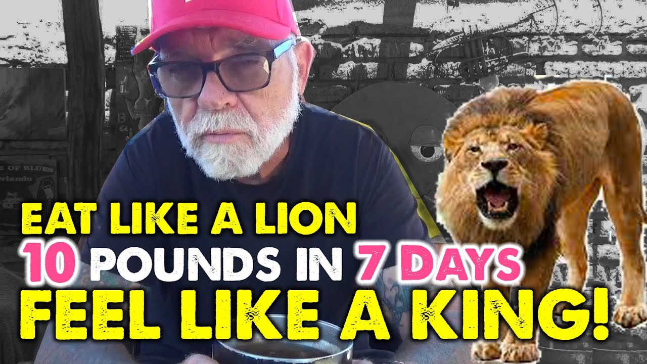 10 POUNDS in 7 Days Eating like a LION - The CARNIVORE KING! - YouTube