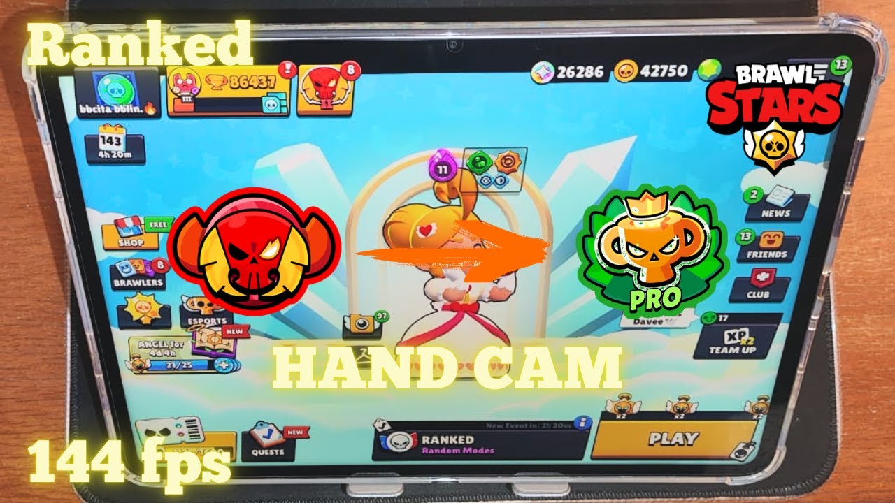 Brawl Star - Ranked 🥶Hand Cam 🤙 Road to Pro + Changes balance👑 144fps ...