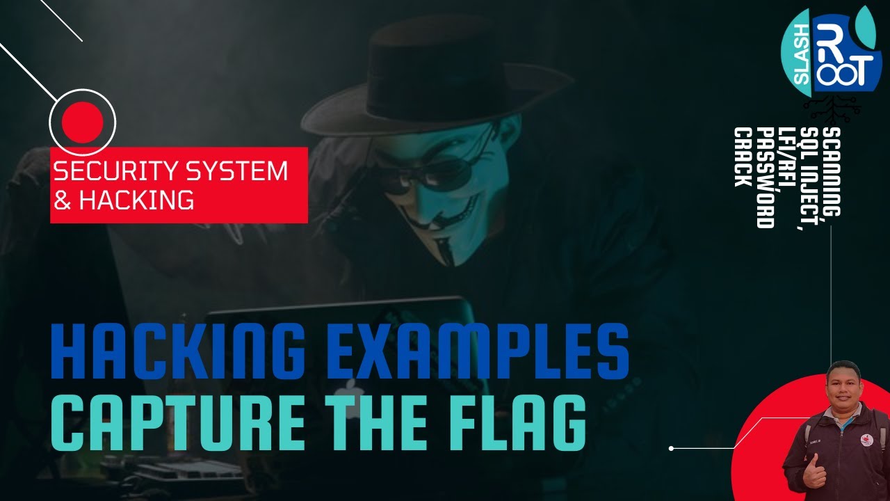 Hacking Example (Scanning, SQL Inject, LFI/RFI, Password Crack, CTF ...