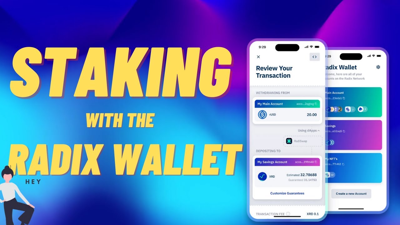 Εγκατάσταση Radix Wallet και XRD staking στο Radix Network - YouTube
