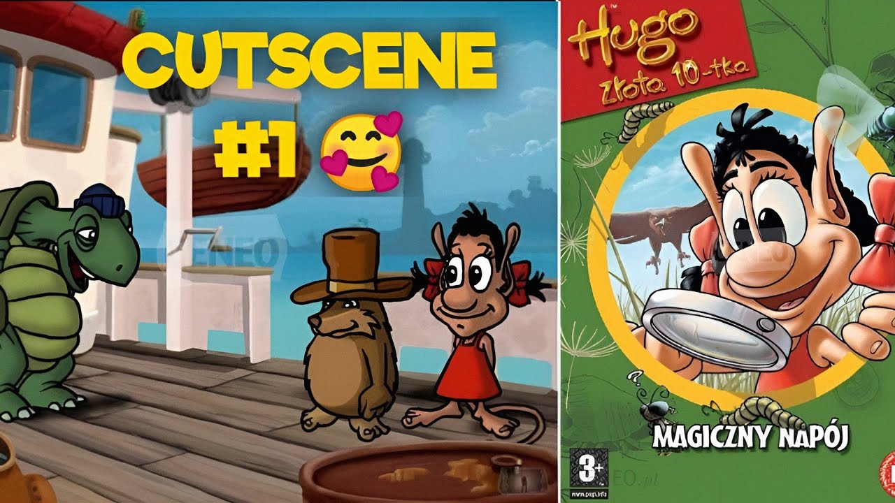 😇,,Hugo Magiczny Napój"🧃- Cutscene #1 - Córka Hugo Wyrusza Uratować ...