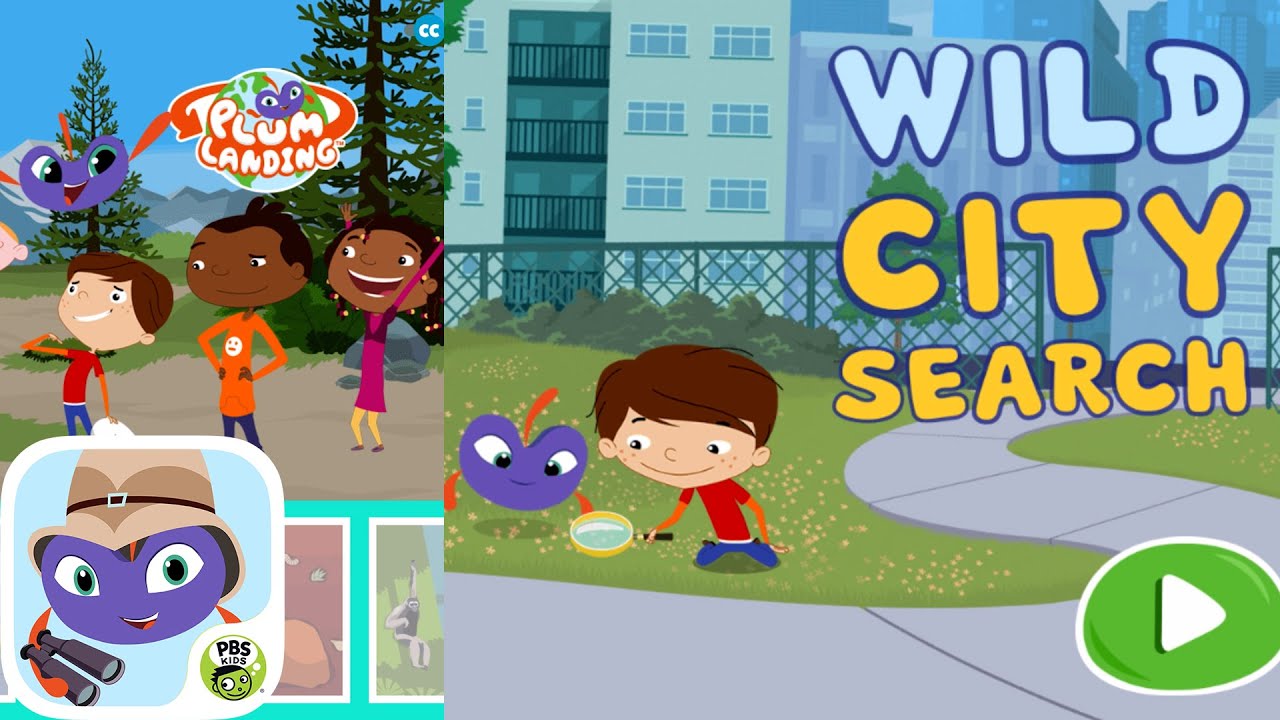 WILD CITY SEARCH Plum Landing GAMES Gameplay PBS Kids iOS Android - YouTube