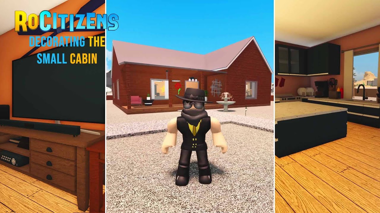 Turning A Small Cabin Into A Cozy Cabin On Rocitizens | Roblox - YouTube